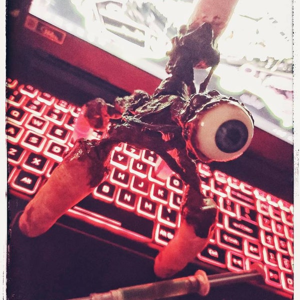 Reanimator Fingerling Eye Figure Sculpture Replica With Syringe - Etsy