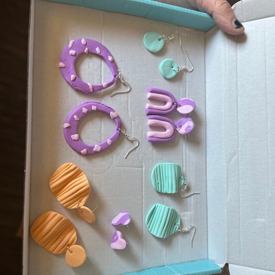 DIY Polymer Clay Earring Kit, Make Your Own Earrings Craft Kit ...