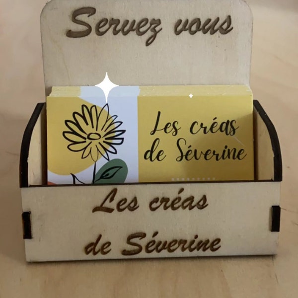 Business Card Holder Svg Laser Cut Files Business Desk Card Holder ...