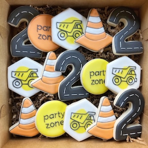 Safety Cone Cookie Cutter - Construction Theme Birthday Party - Orange ...