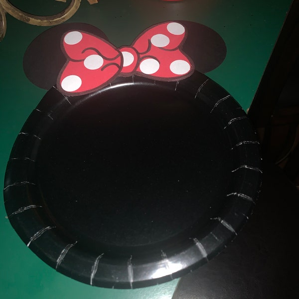 Minnie Mouse Plates - Etsy