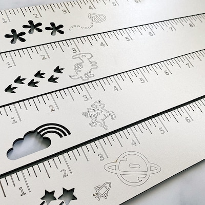 Ruler Svg, Inches and Centimeters, BUNDLE, Horizontal Ruler Markings ...