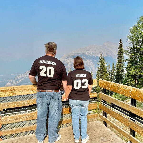 Married Since Shirts - Mr. and Mrs. Shirts - Couples Shirt - Wedding ...