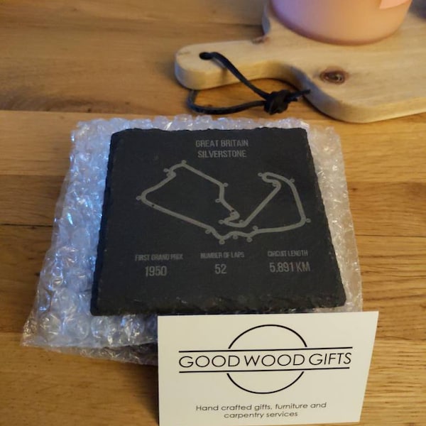 F1 Circuit - Slate Coaster 4 Pack - Etsy UK