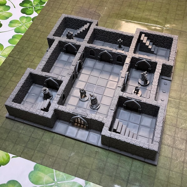 Modular 3D Dungeon Map Tiles for Heroquest: 611-piece Softlock™ Set - Etsy