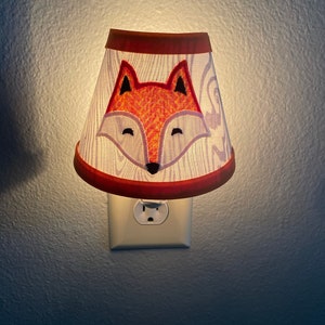 Woodland Fox Night Light - Etsy