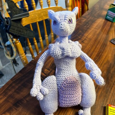 Mewtwo Crochet Pattern PDF File - Etsy UK