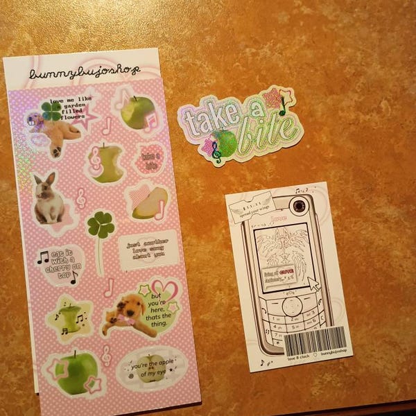 Kaomoji Sticker Sheet - Etsy