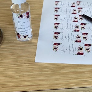 Blue & Purple Wedding Menu Template Printable Floral Menu | Etsy