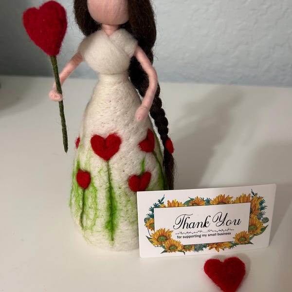 Mini Needle Felted Mermaid, Wool Mermaid, Naiad, Needle Felted Art Doll ...