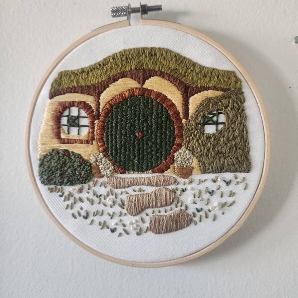 Embroidery Pattern - Hand Embroidery Pattern - Hobbit Embroidery ...