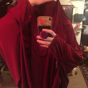 Hijab/niqab Convertible Khimar to Nikab Hijab Ready Hijab Jilbab Muslim ...