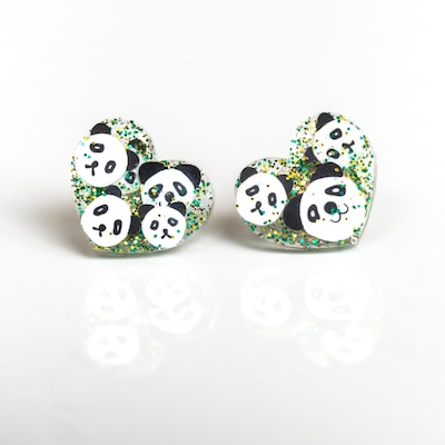 Animals Mix Assortment Pig Cat Dog Frog Slime Polymer Clay Slice for ...