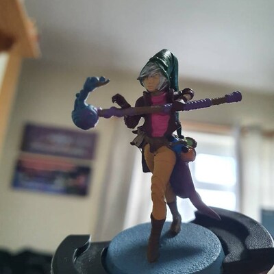 Elven Archer. Elf Commando 3D Printed Resin Miniature by Pollygrimm - Etsy