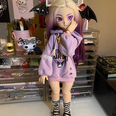 BJD Clothes Yosd Sleeveless Dress and Socks Set for 1/6 BJD Doll Outfit ...