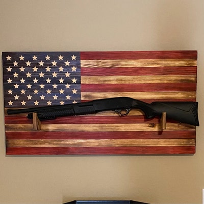 GUN RACK FLAG American Flag, 2A, Gun Flag, Gun Rack, Gift for Him, 5th ...
