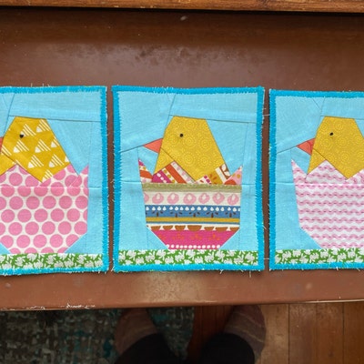 Peepers Paper Pieced Block Pattern in PDF - Etsy