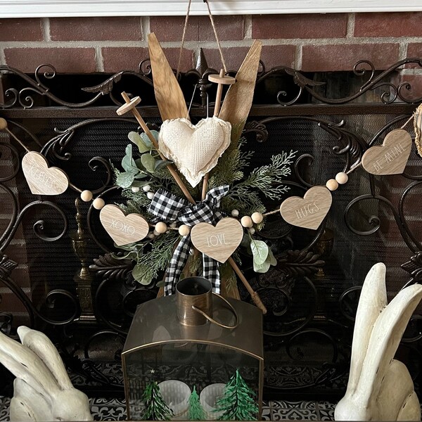 Primitive Candy Cane Farmhouse Christmas Decor - Etsy
