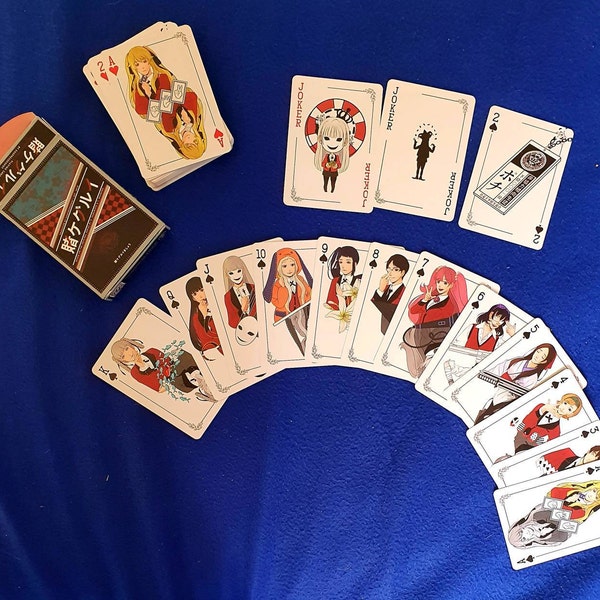 Kakegurui Playing Cards 54-card Deck - Etsy