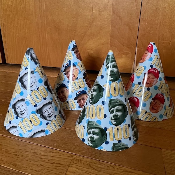 Custom Face Party Hat - Photo Party Hat - Personalized With Your Photo ...