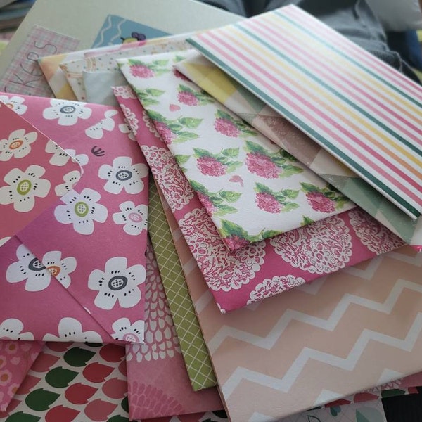 Large Size A5 Envelopes Collage ,original Handmade Envelopes , Pockets ...