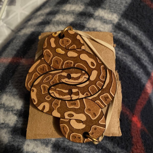 Cute Interlocking Ball Python Keychains - Friendship or Relationship ...