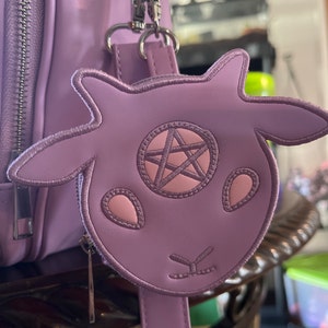 Gothic Goat Coin Purse Black, Lavender, or Cotton Candy - Etsy