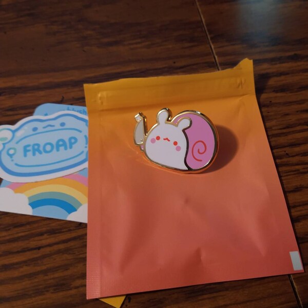 Snailie Mini Enamel Pin Mystery Blind Bag (series 1) | Random Gachapon ...