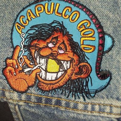 Vintage 70s Yosemite Sam, Back Off, Mud Flap Embroidered Iron on Patch ...