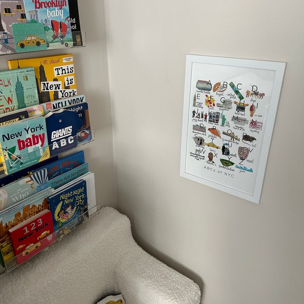 NYC Alphabet Poster Digital Download / Nursery Print / New York Kids ...