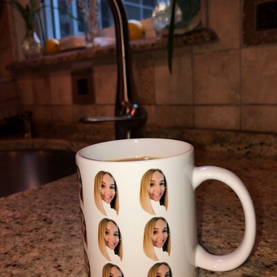 Faces Mug, Custom Face Mug, Funny Photo Mug, Custom Mug, Personalized ...
