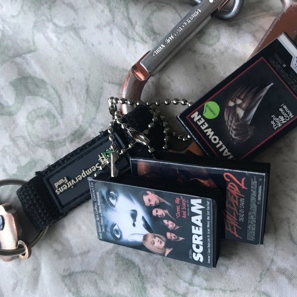 VHS Keychains Horror Movies - Etsy