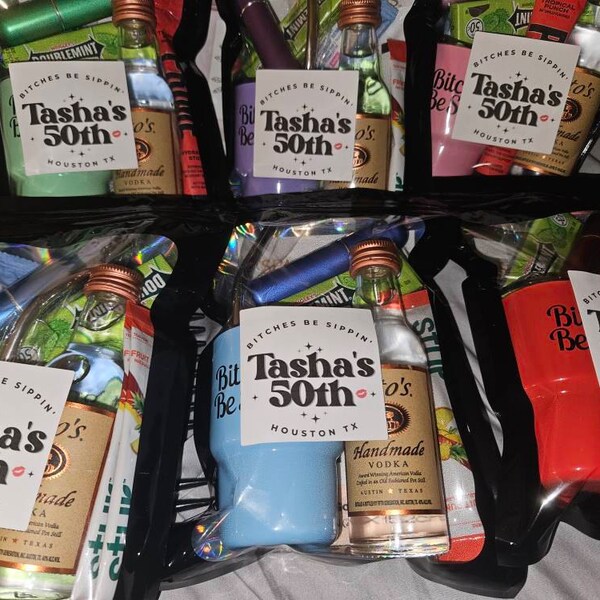 Bachelor Party Wellness Kit Event Essentials Pouch | Custom Favors ...