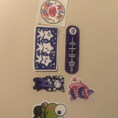 Cute Stamp Waterproof Stickers - Etsy