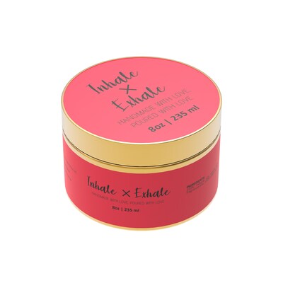 Editable Pink Rose Cosmetic Label Templates Body Butter,shower Bottles ...