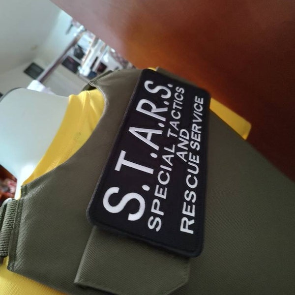 Probation Embroidery Patch 4x10 and 2x5 Inches Hook Backing Gold ...