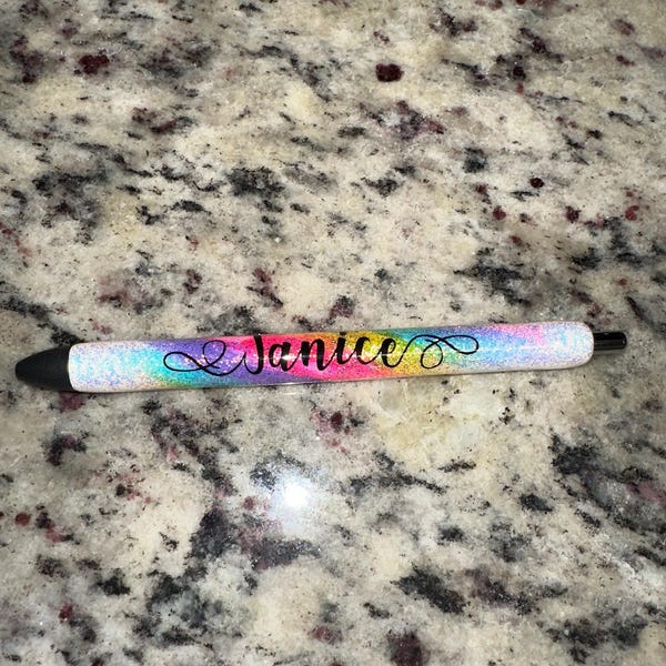 Set of 7 Days of the Week Glitter Epoxy Gel Pens, Sassy Epoxy Glitter ...