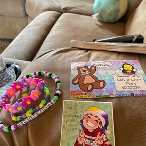 Pride Kandi Flower Keychains Kandi Flower Pride Kandi - Etsy