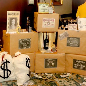 Booze Bottle Labels 6 Bootleg Printable Prohibition Speakeasy - Etsy