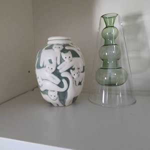 Tall Craftsman Pottery, Teco Style Vase, Bungalow Interior Decor ...