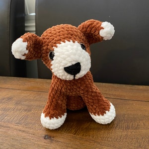 Crochet Animal Dog Pattern Amigurumi Doggie Puppy PDF Tutorial TWO ...