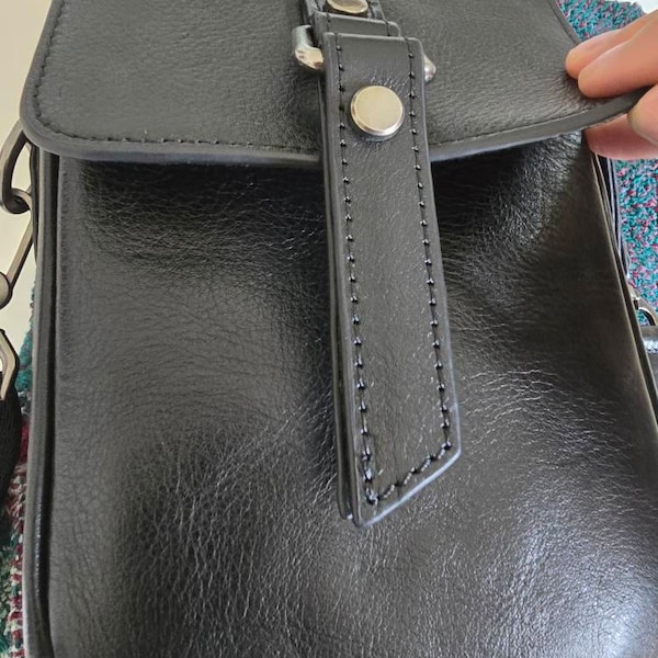 Genuine Leather Sling Bag Retro Crossbody Sling Backpack Handmade ...
