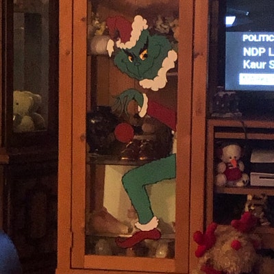 Grinch Pink Hand SVG, Pink Grinch SVG Bundle, Layered Hand SVG ...