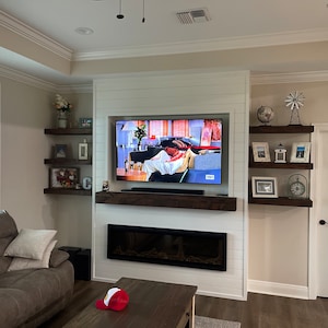 Matte Distressed Floating Shelf - Etsy