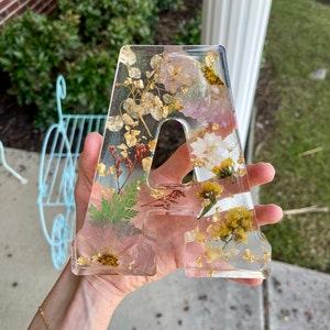 Pressed Flower Resin Letters - Etsy