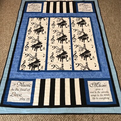 Black and White Piano Fabric Piano Music by Leahvanlutz Black and White ...