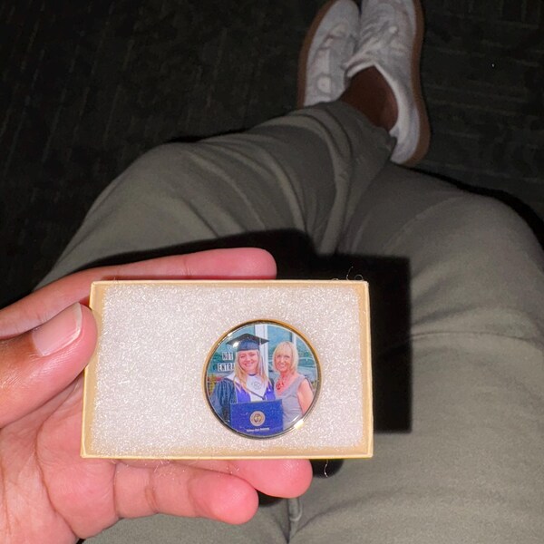Custom Photo Memorial Lapel Pin, Funeral Keepsake - Etsy