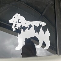 Adventure Aussie Decal, Aussie Nature Bumper Sticker, Dog Mom, Dog ...