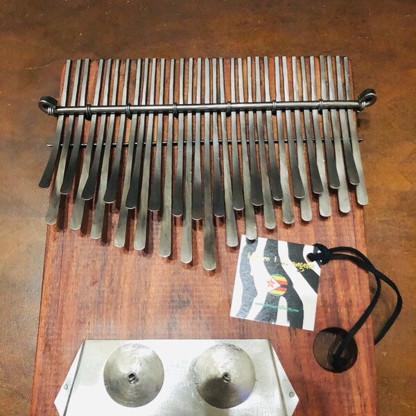 37 Key Shona Njari ELECTRIC Mbira - Triple Sensor Pickup - Finger Piano ...