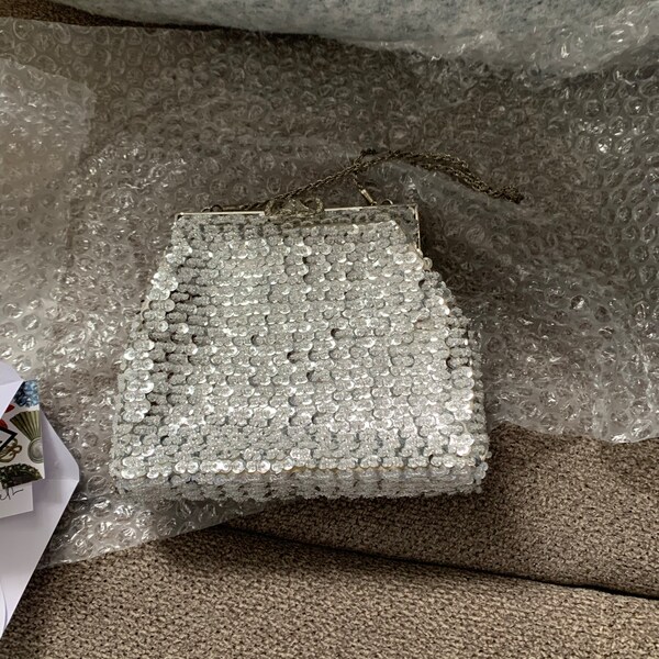 Shirl Miller Vintage Gold Purse, Made in USA, Hollywood Glam Bags ...